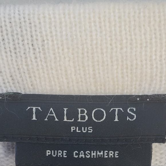 Talbots | Sweaters | Talbots Cashmere Audrey Floral Crewneck Sweater ...